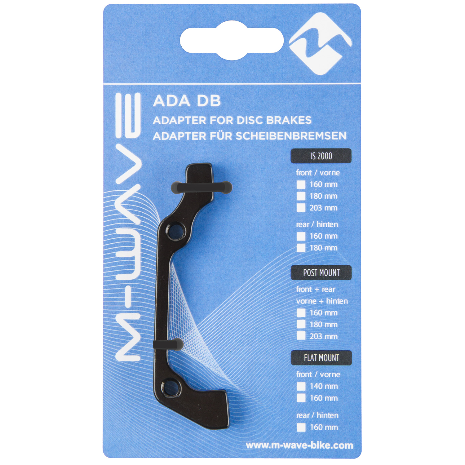 M-WAVE Ada DB IS2 adapter for disc brakes | Messingschlager