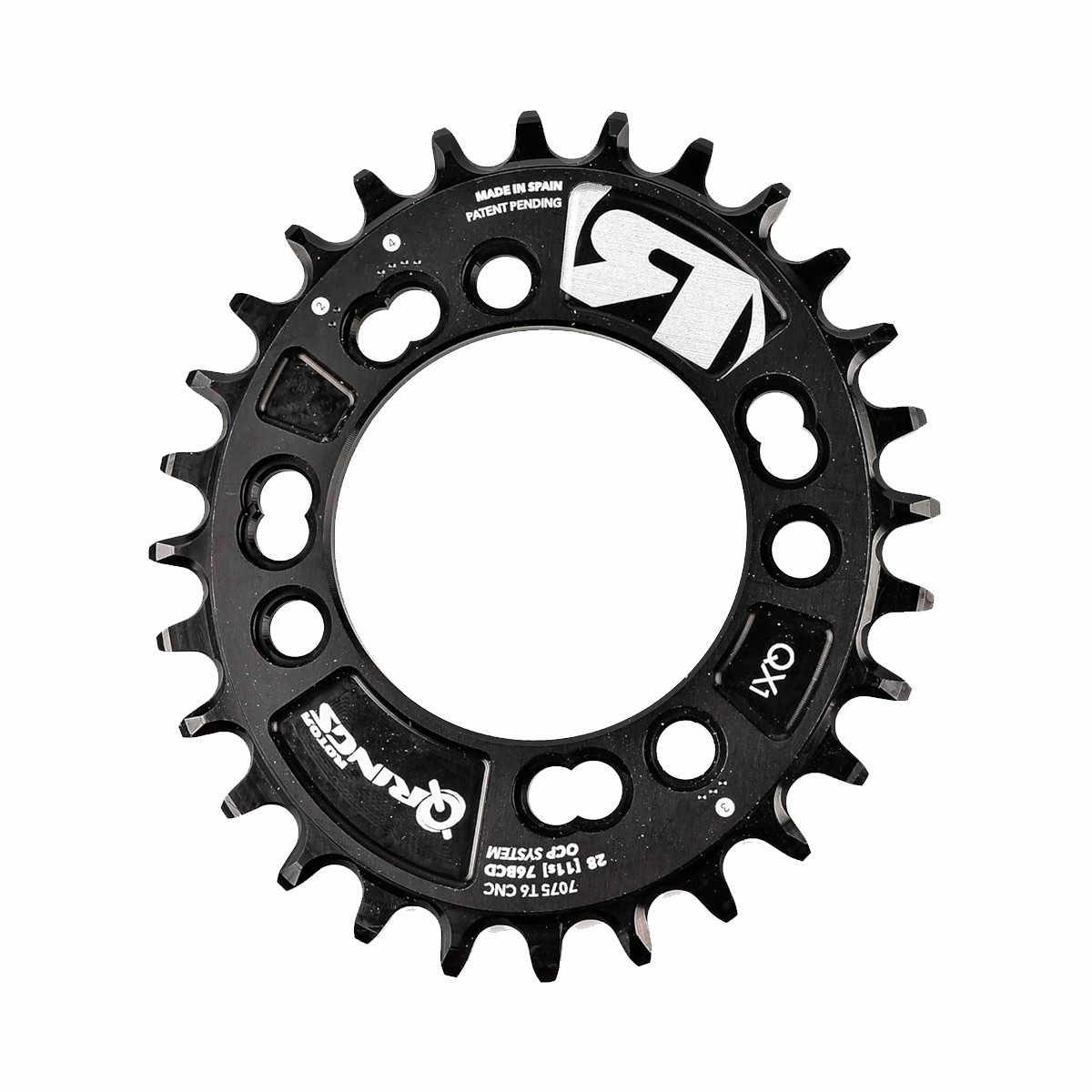 ROTOR Q-RINGS, BCD76X4 Plato | Messingschlager